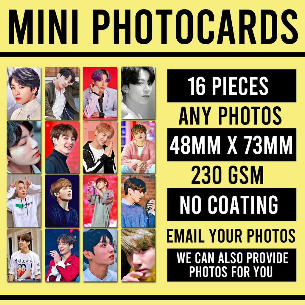 Mini Photocard Set (16 pcs) | Shopee Philippines