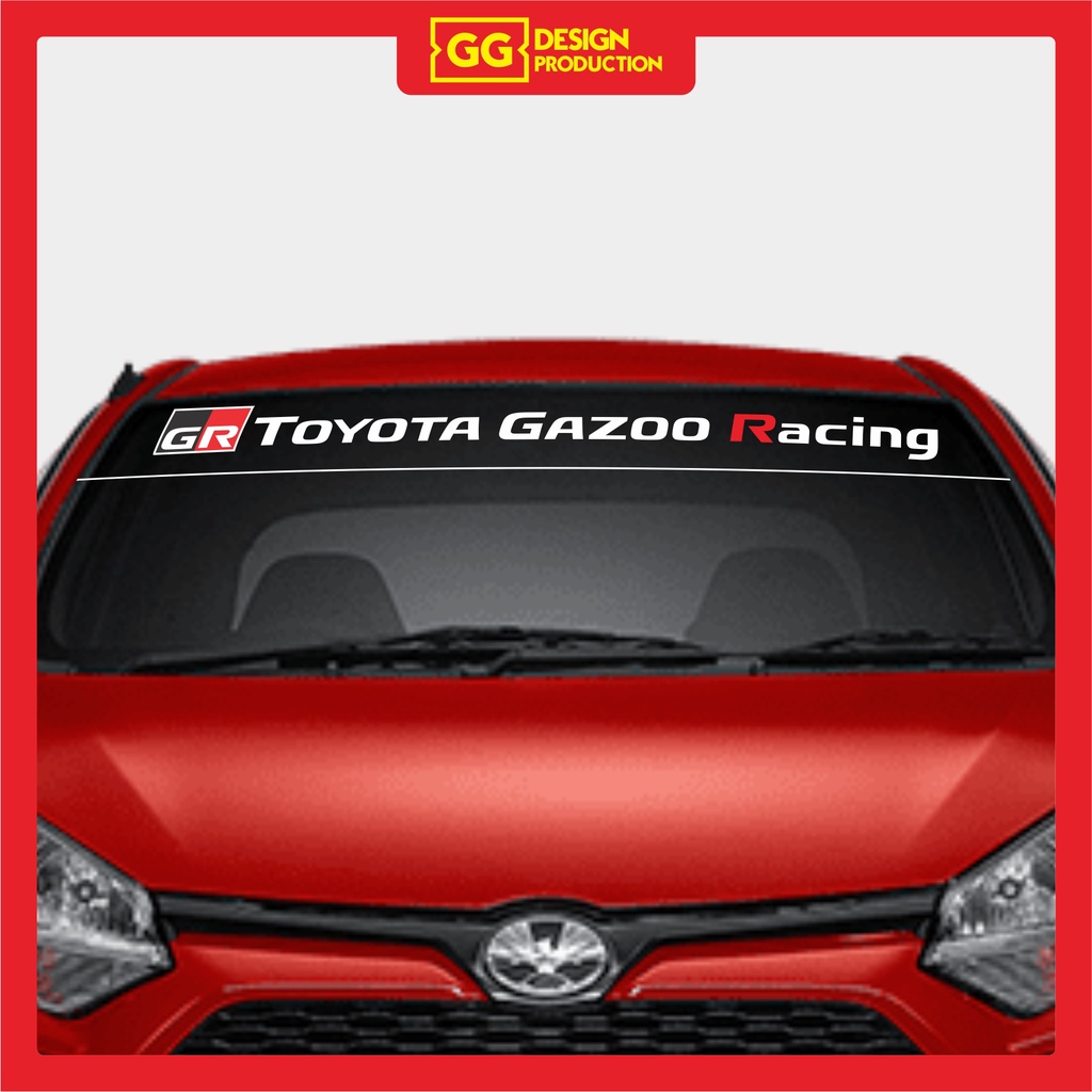 Gr toyota gazoo racing sticker for car windows | Gazoo racing cutting ...