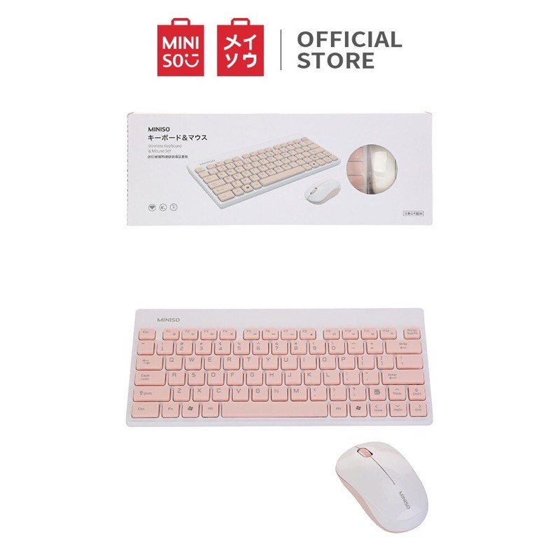 Miniso WIRELESS KEYBOARD & MOUSE SET. 3wrn. miniso keyboard ready ...
