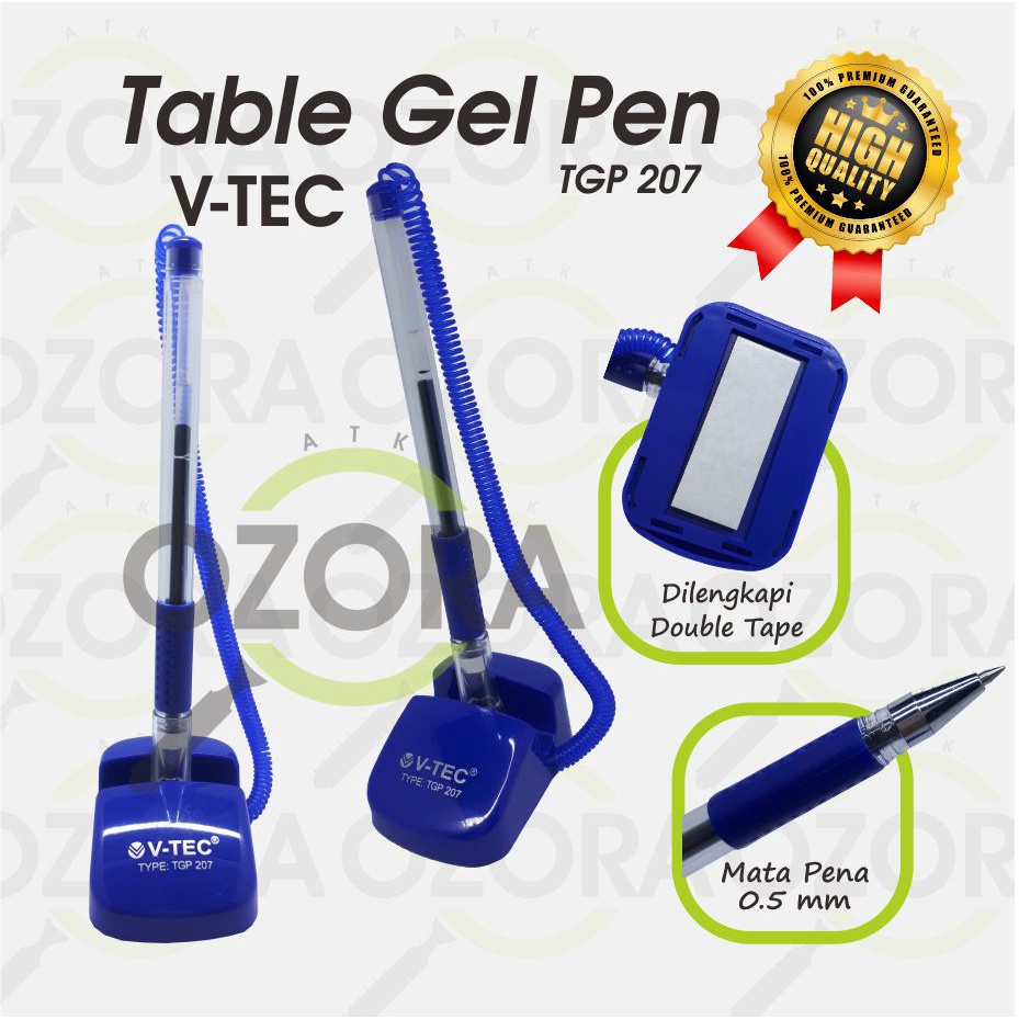 Pen Pen Pen Table Pen Stand V-Tec Table Gel Pen Tgp207 | Shopee Philippines