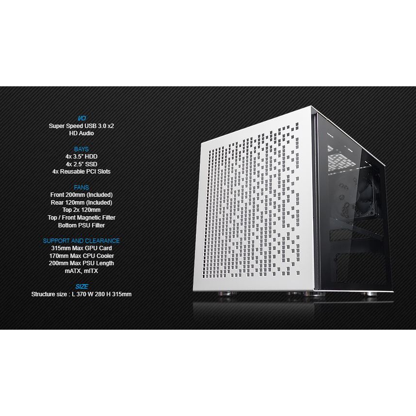 TECWARE QUAD MINI CUBE CHASSIS | Shopee Philippines
