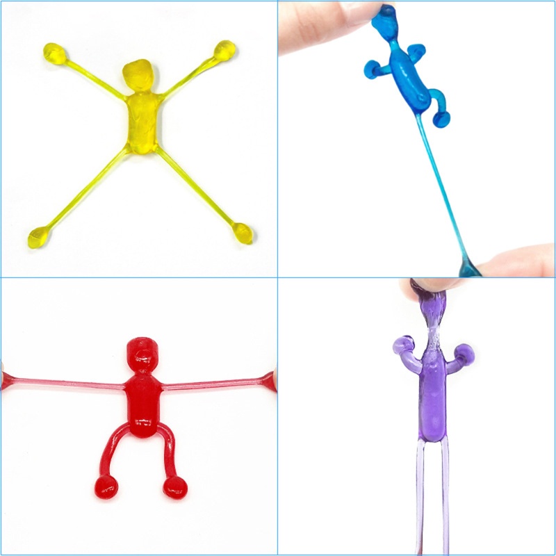 Searchdd Sticky Fidget Toy Climbing Little Man Kids Party Favor Adults ...