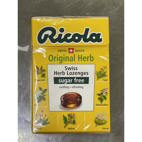 Ricola Sugar Free Candy 45g: Alpin Fresh, Cranberry, Lemon, Mountain Mint, Original Herb ...