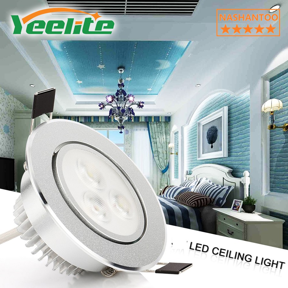 Yeelite LED Ceiling Spot Light/ Pin Light 3W 5W 7W 120 Degrees Beam ...