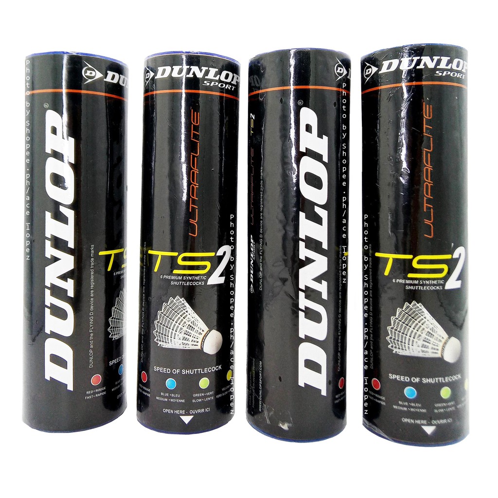 Dunlop Neon Nylon Shuttlecock TS2 (6pcs) _ALS2127 | Shopee Philippines