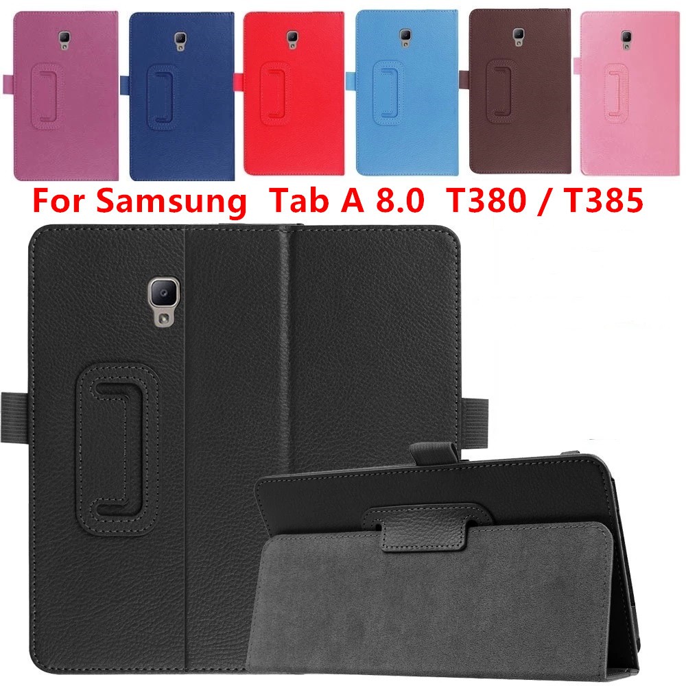 For Samsung Galaxy Tab A 8.0 2017 SM-T380 T385 Case Magnetic Smart PU ...