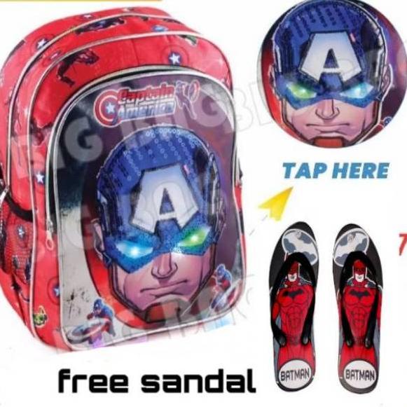 American KAPTEEEN Bag LED Eye Bag On Children School Bag Kindergarten ...