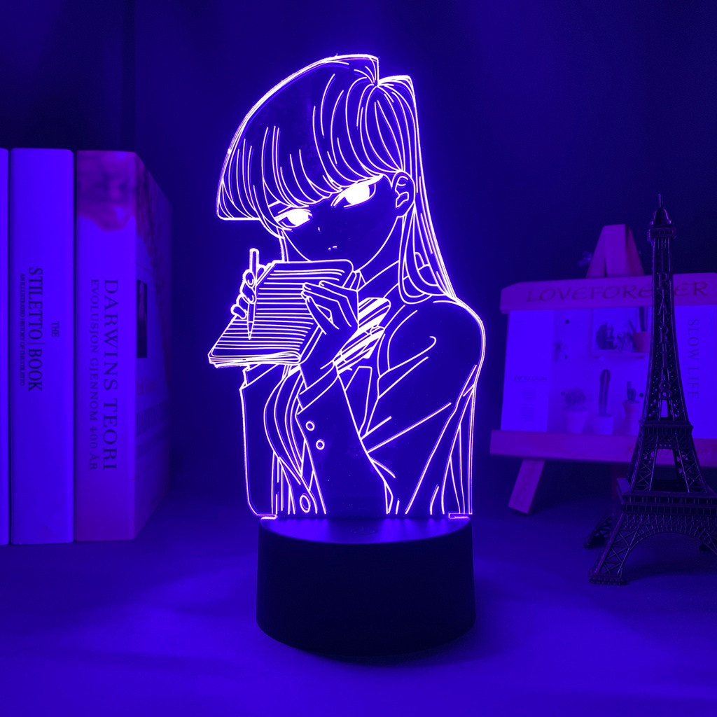 Anime Komi Can't Communicate Night Light Colors Changing Remote Control ...