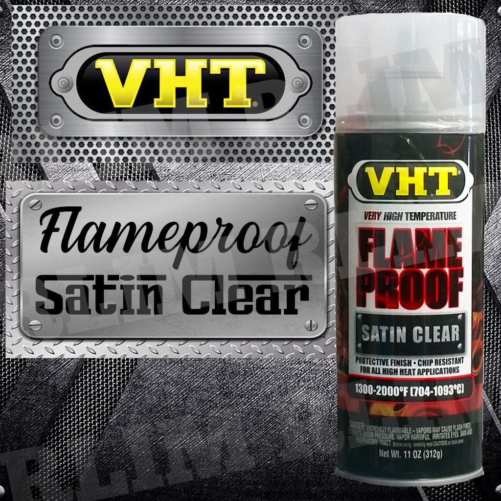 VHT Flameproof SATIN CLEAR Spray Paint Spraypaint | Shopee Philippines