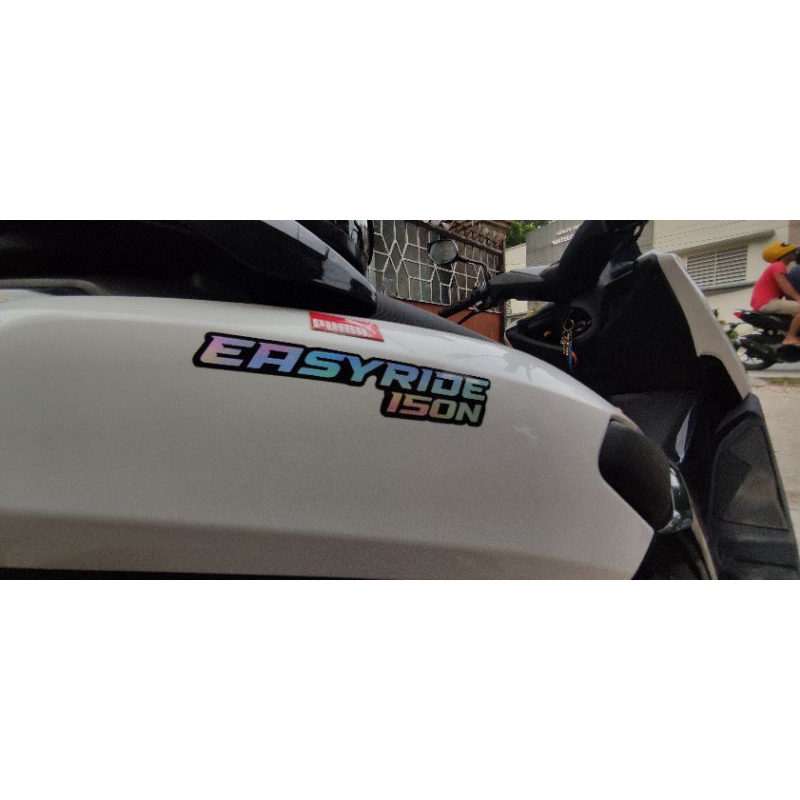 easy ride 150 n emblem replace (holographic sticker) | Shopee Philippines