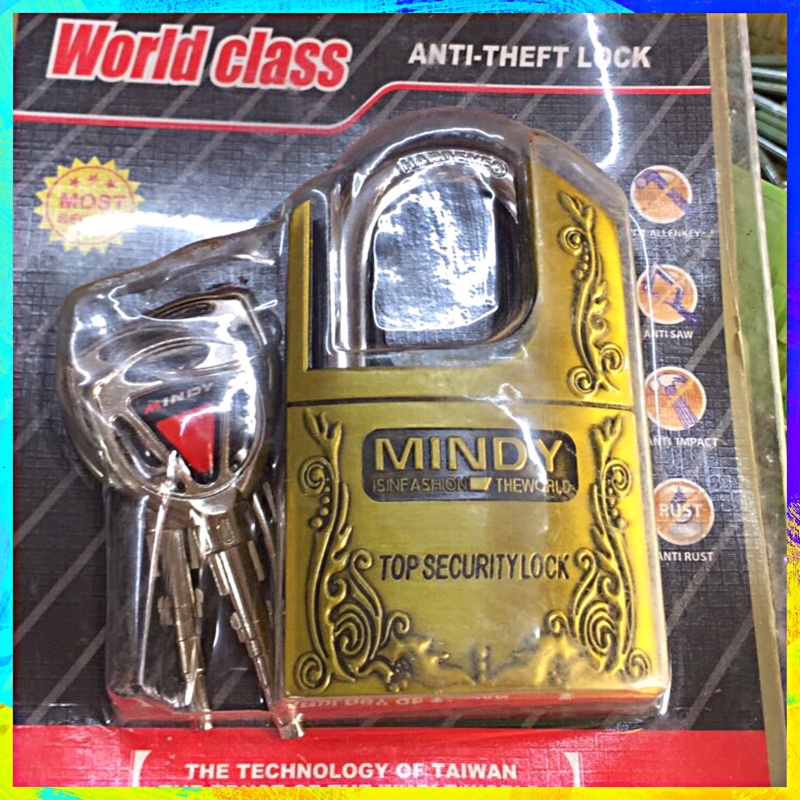 Genuine Mindy 60mm anti-cut lock | Shopee Philippines