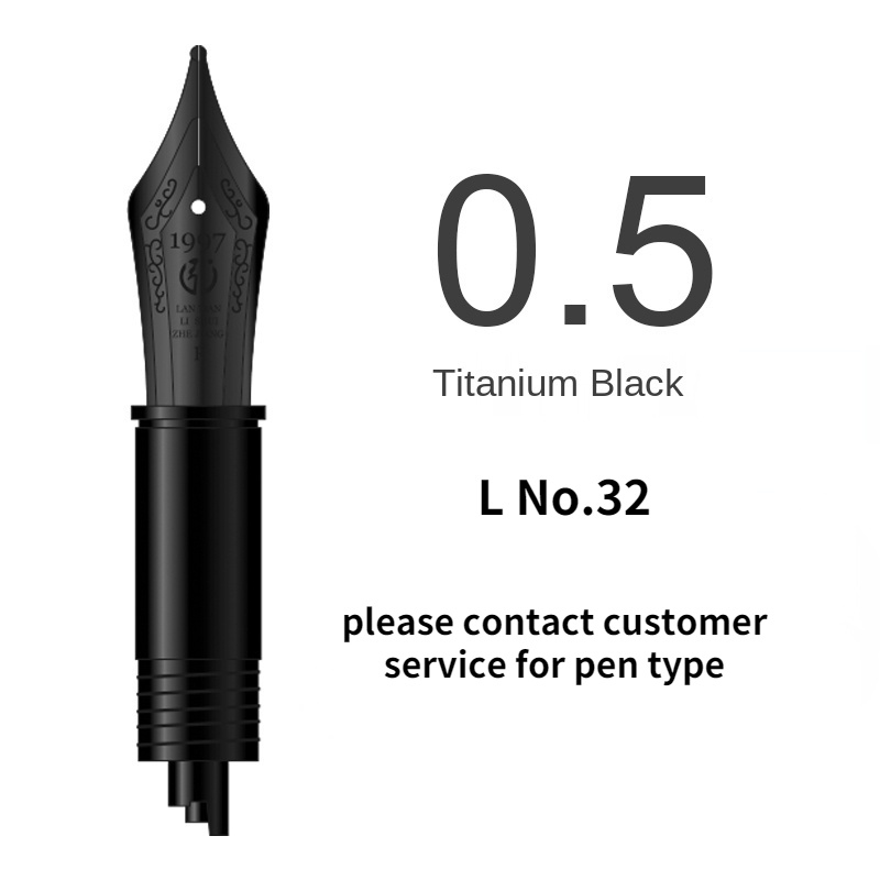 Hongdian Fountain Pen Nibs (Fine, Extra Fine and Bent Nib) for Black ...