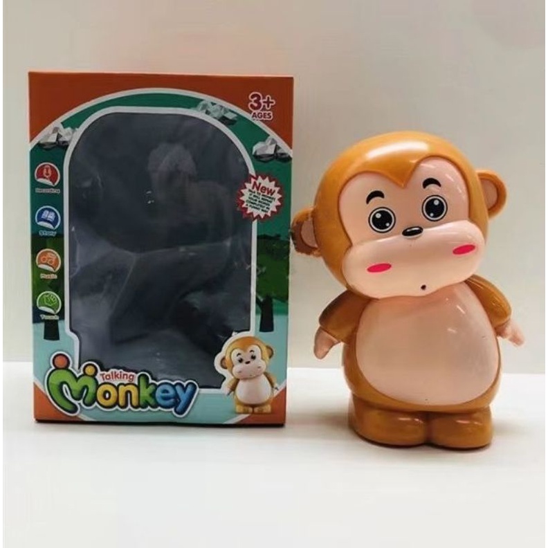AI Touch Talking Monkey Record Sounds with Story Telling and sounds ...