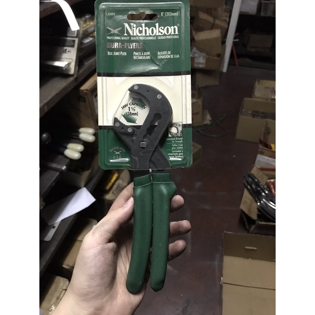 Nicholson Plier Pliers Dura Plier Box Joint Plier Made in USA Original ...