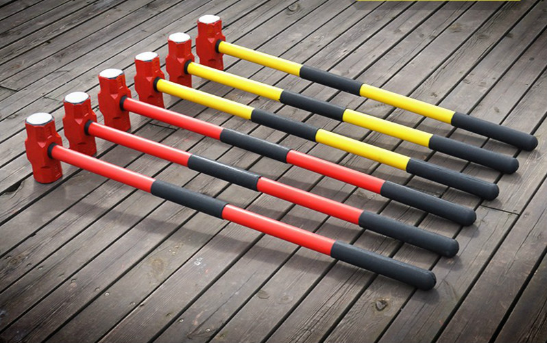 Heavy octagonal hammer, large tool for wall smashing and wall ...