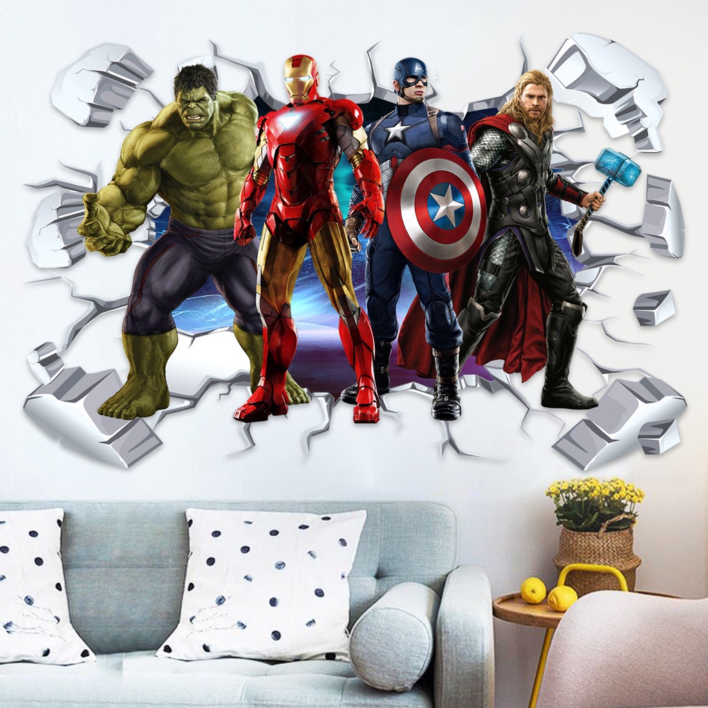 Marvel The Avengers Superhero Spiderman 3D Three-dimensional Wallpaper ...