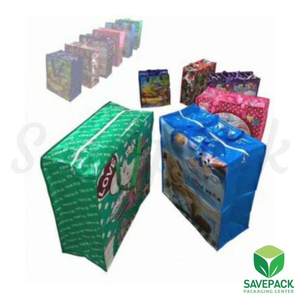 Sako Bag with Zipper (Shopping Bag, Travel Bag) | Shopee Philippines