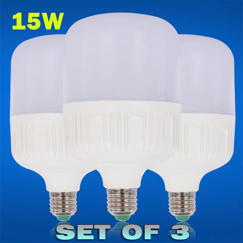 3 Pieces Of 5w/10w/15w Daylight LED Light Bulb Energy Saver LED Light ...