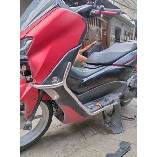 NMAX V2 HALF CRASH GUARD PURE 304 STAINLESS STEEL HALF CRASH ARMOR NMAX ...