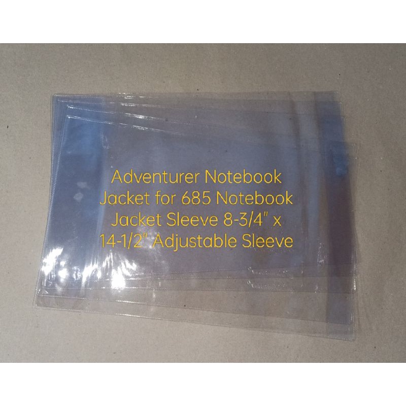 Adventurer Notebook Sleeve Jacket for 685 Notebook 8-3/4" x 14-/2 ...