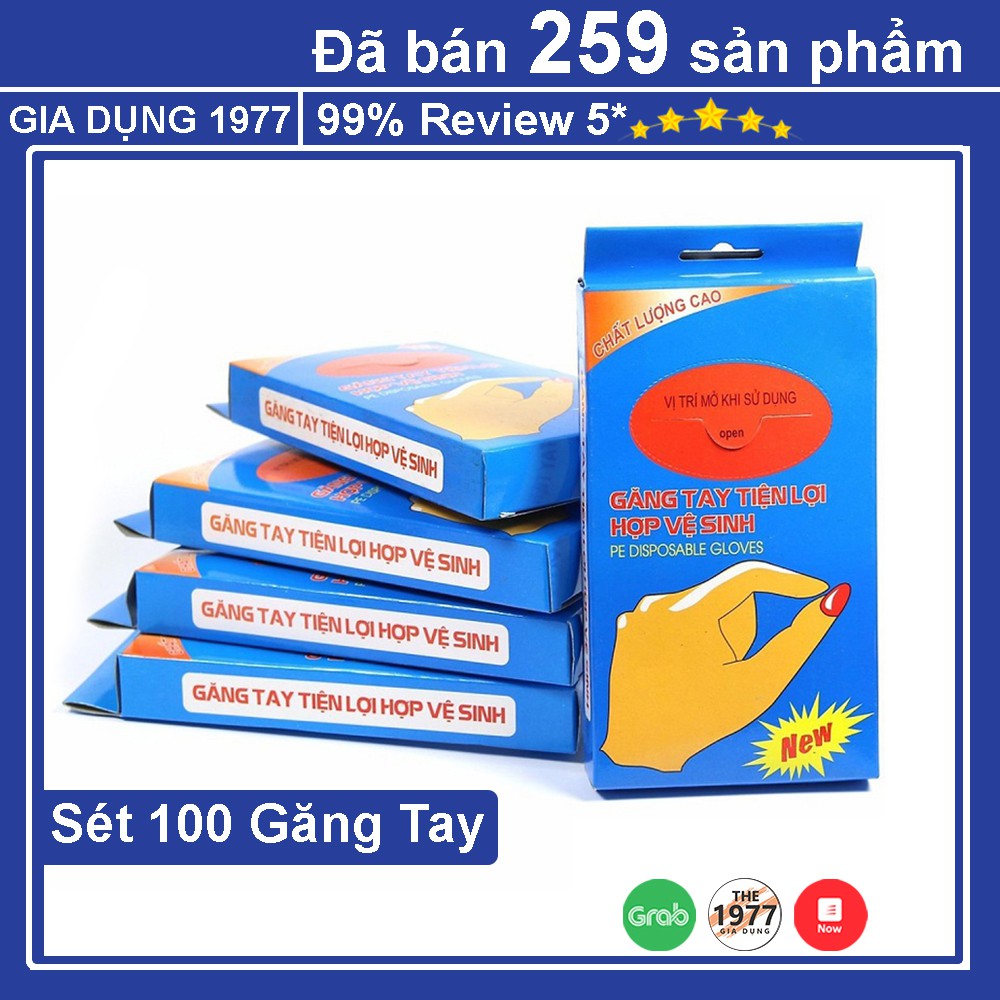 Convenient disposable nylon gloves, box of 50 pairs, safe and hygienic ...