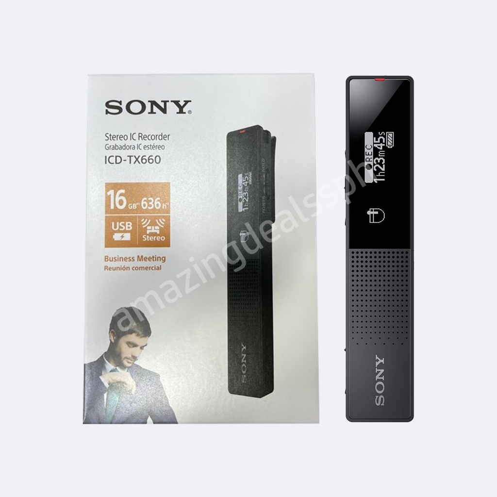 ICD-TX660 High Quality Stereo IC Recorder | Shopee Philippines
