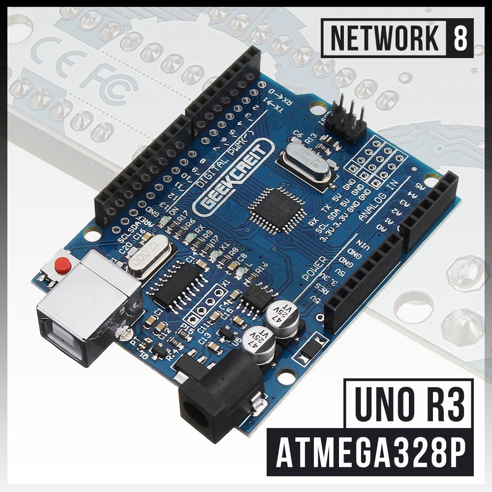 GEEKCREIT UNO R3 ATMEGA328P DEVELOPMENT BOARD FOR ARDUINO | Shopee ...