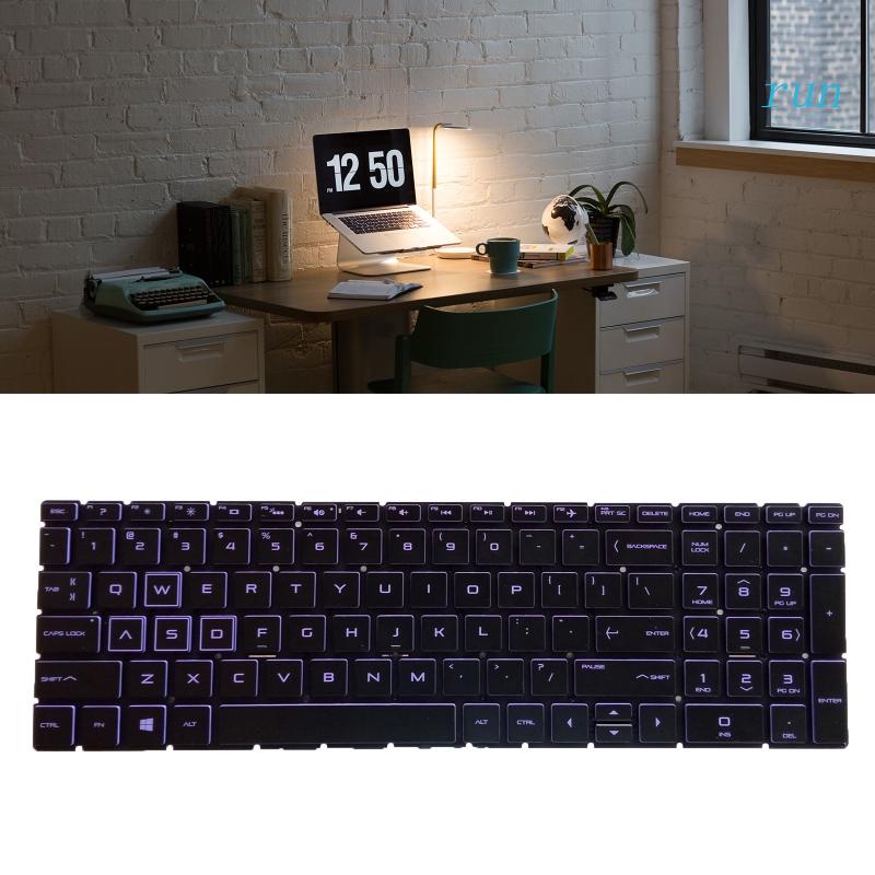 run Keyboard for HP Pavilion GAMING 15-CX TPN-C133 15-DK 15T-DK US ...