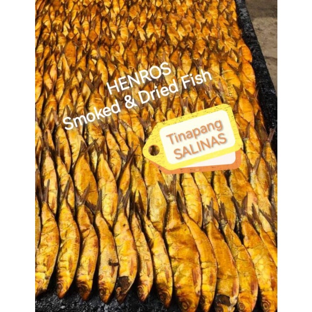 (LEGIT HENROS SHOP)tinapa salinas(salinyase) 500g (HENROS smoked and ...