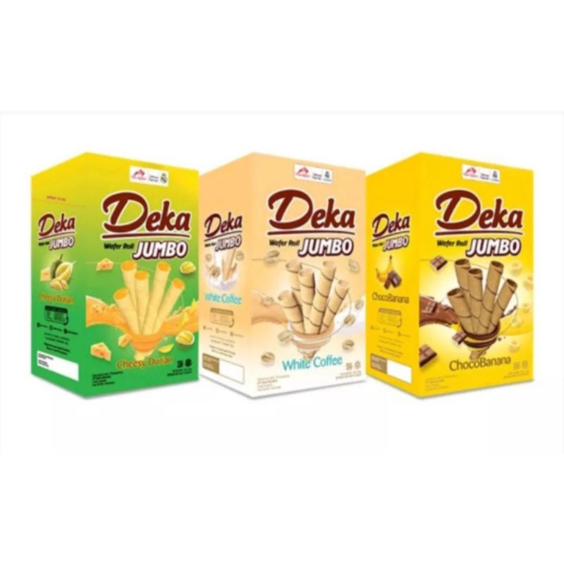 Deka Wafer Roll Jumbo box (20 pcs x 14gr) | Shopee Philippines