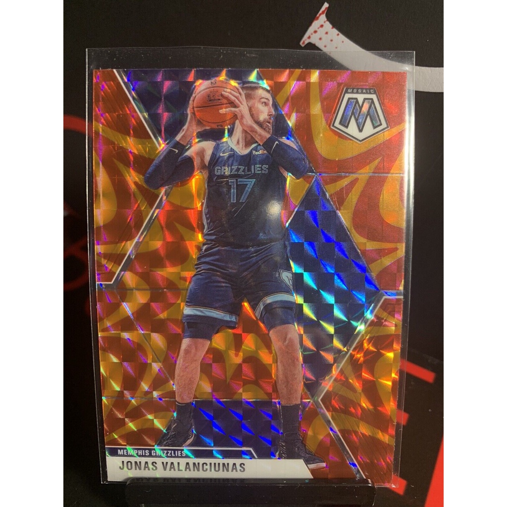MOSAIC BASKETBALL BLUE AND ORANGE PARALLEL 2019-2020 (PICK YOUR CARD ...