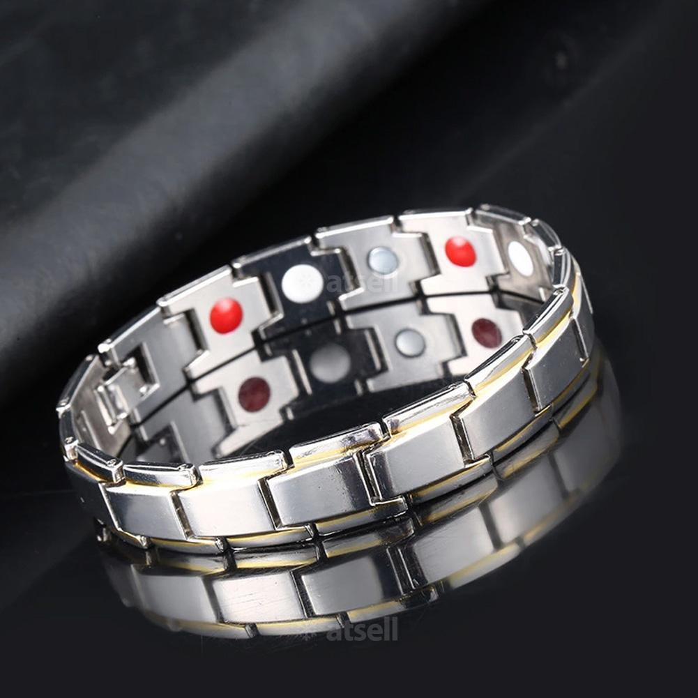 BT Health Men Stainless Steel Bio Magnetic Anti-fatigue Anti-radiation ...