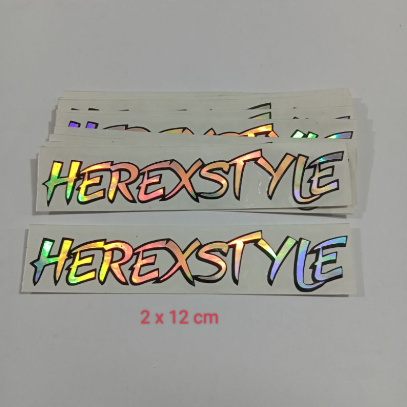 Herex STYLE STICKERS MOTORCYCLE STICKERS HEREX STICKER CUTTING STICKER ...