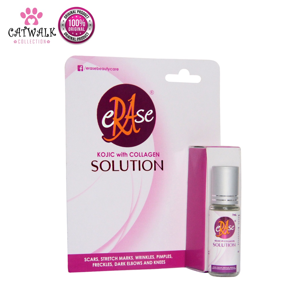 Erase Solution 7 in 1 Kojic With Collagen 7ml | Shopee Philippines