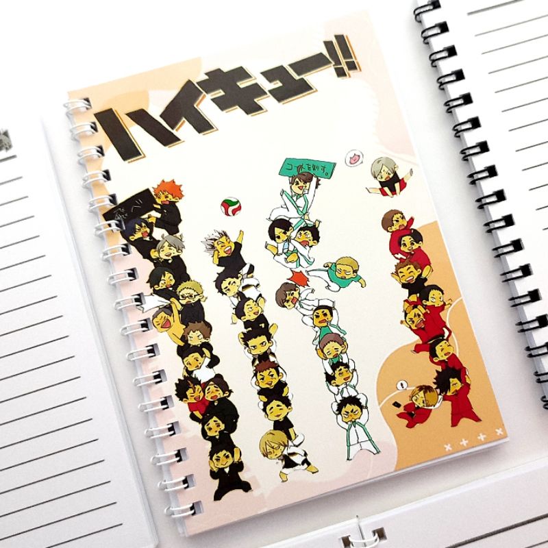(Small Size) A6 Size Haikyuu!! Anime Notebook Haikyuu Notebook ...