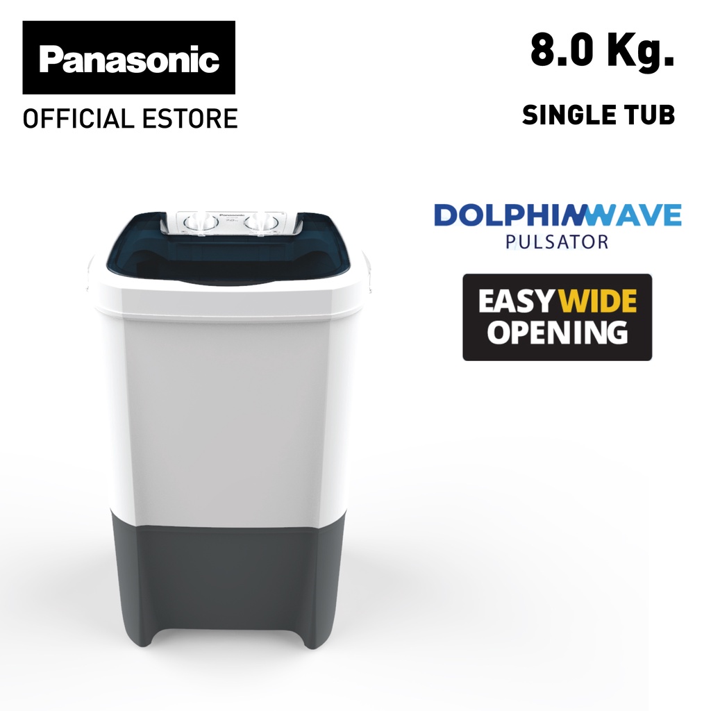 Panasonic NA-S8018BAQ 8.0 Kg Single Tub Washing Machine | Shopee ...