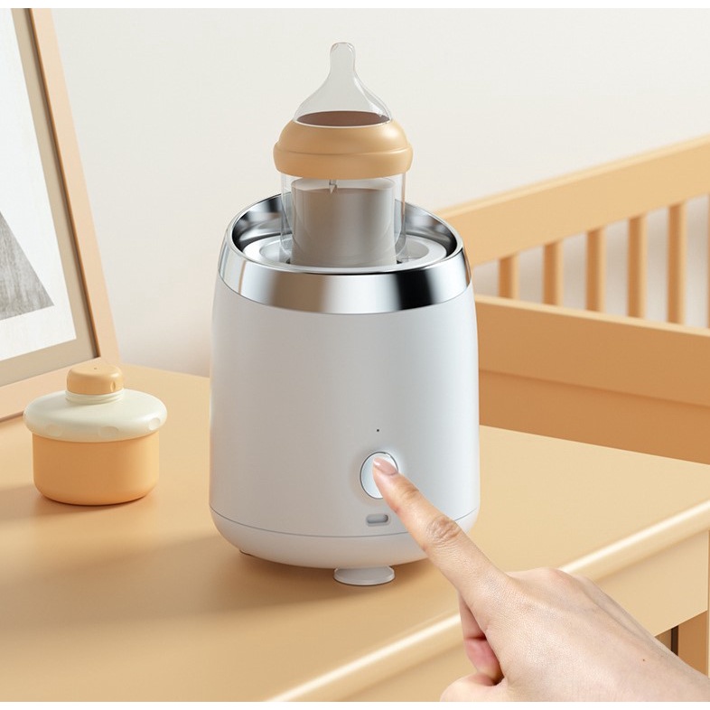 Baby Milk Bottle Shaker Fast Push-Button Electric Milk Powder Blender ...