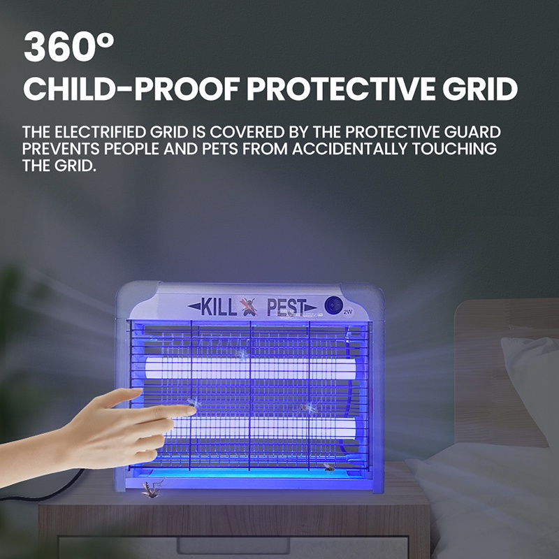 High Power Indoor/Outdoor Electric Mosquitoes Insect Mosquito Lamp Fly ...