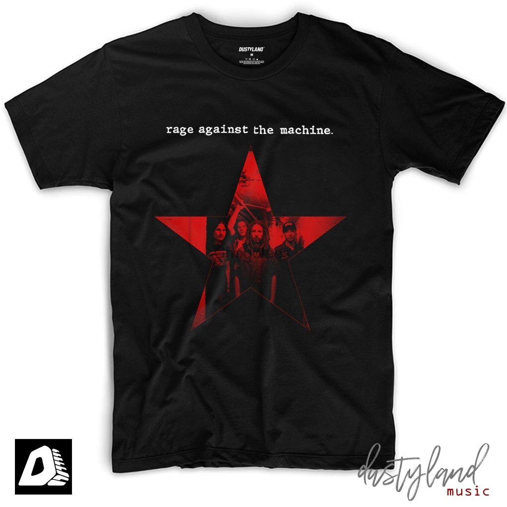 Band RAGE AGAINST THE MACHINE RATM STAR T Shirt | Shopee Philippines