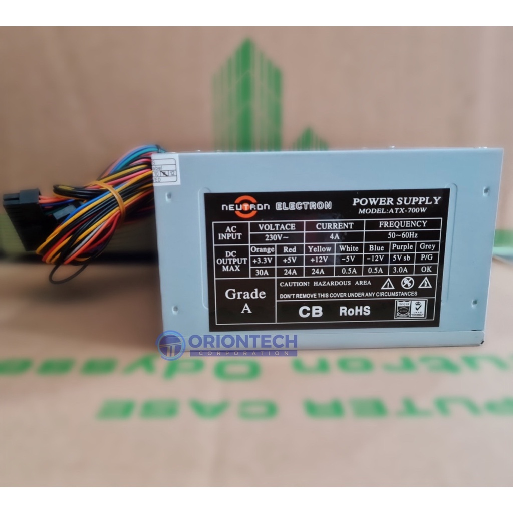 ELECTRON Power Supply, ATX-700W, 20+4 PIN, 4-8PIN CPU POWER, 2xSATA ...