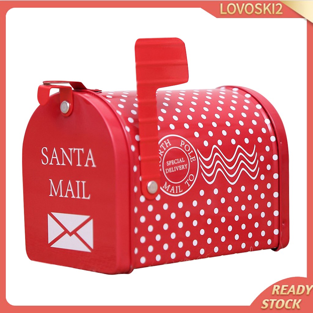 [LOVOSKI2] Christmas Mailbox Xmas Post box New Year Mailbox Wraps Post ...
