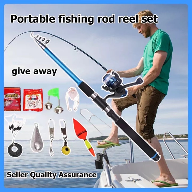 Fishing rod set original fishing rod and reel set fishing rods full set ...