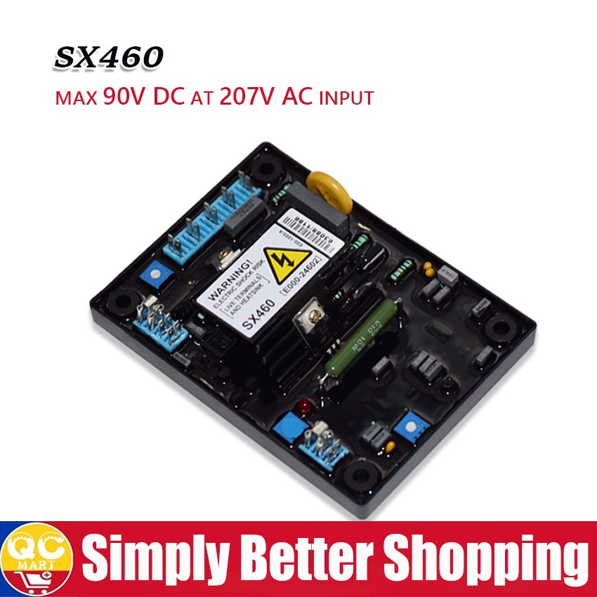 SX460 AVR Automatic Voltage Regulator for Generator Half-wave Phase ...