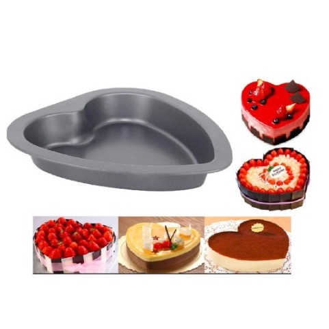 Heart Shape Bread Cake Pan Baking Pan Mold For Cake Or bread | Shopee ...