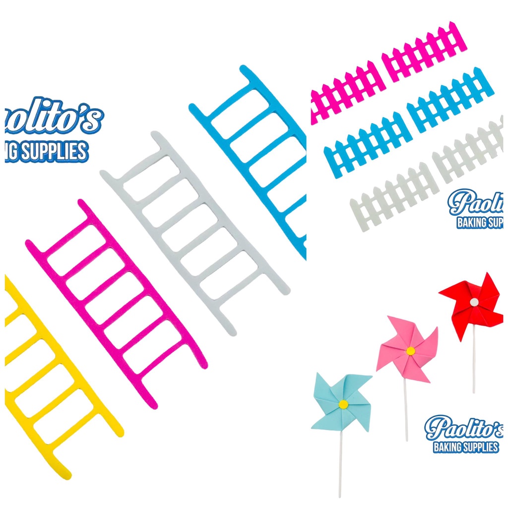 Pinwheel/Fence/Ladder Cake Topper - Decorations | Shopee Philippines