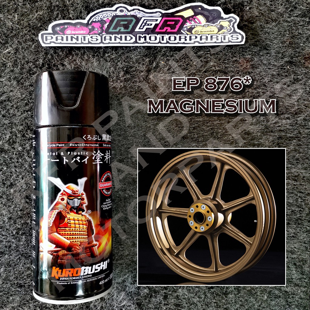 SAMURAI PAINT MAGNESIUM EP 876 COLOR | Shopee Philippines