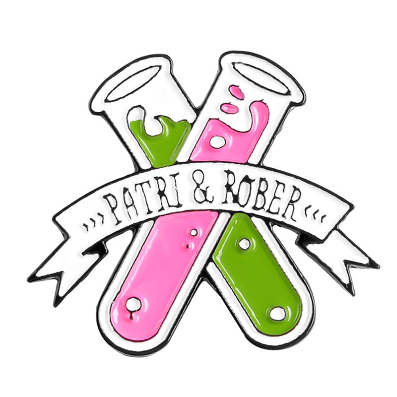 Creative Cute Chemical Equation Enamel Brooch Pin Geometric Molecular ...