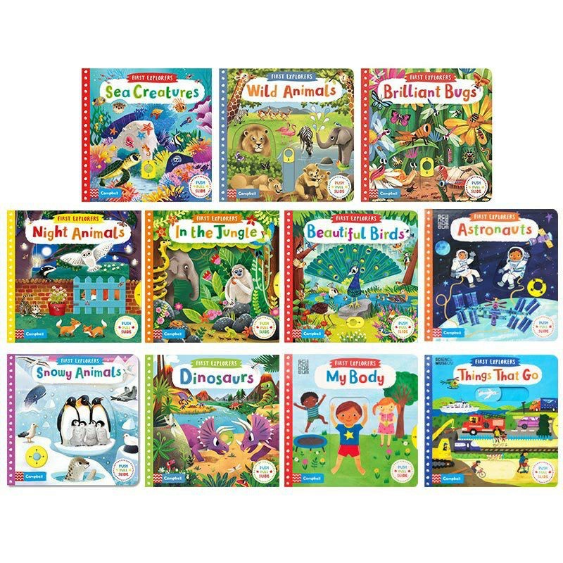 First Explorers Series Campbell English Storybook- Wild Animals/In The ...