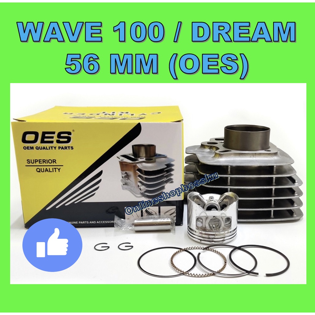 WAVE 100 RACING BLOCK KITS 56MM OES EX5 DREAM BLOCK SET 56 MM OES ...