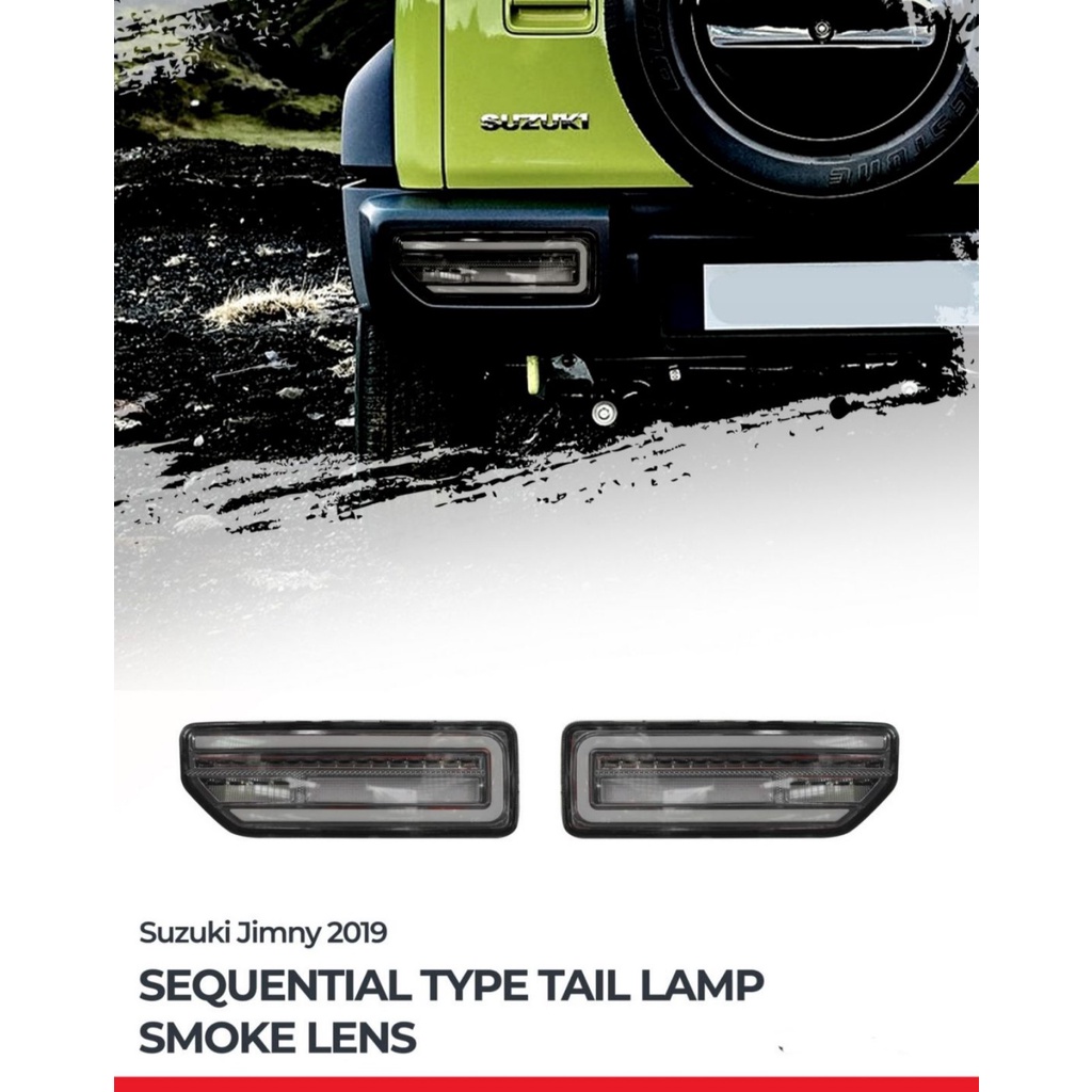 Jimny 2019-2025 Sequential Smoke Type Tail Light assembly ( Jimny ...